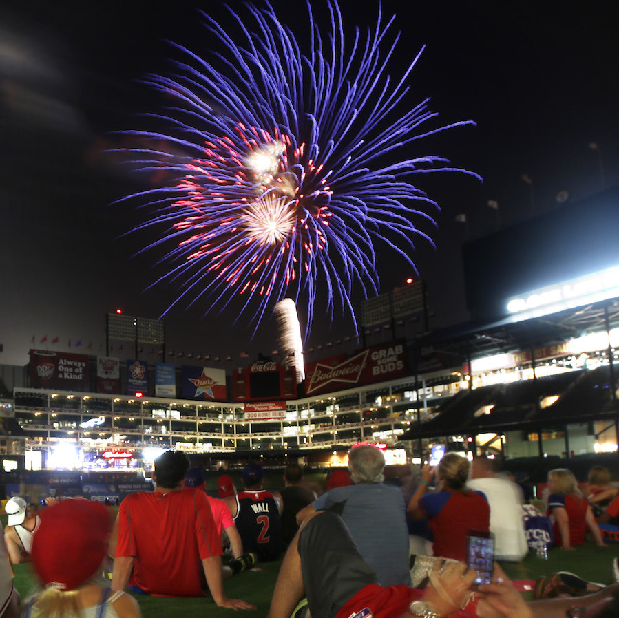 Texas Rangers Post-Game Fireworks