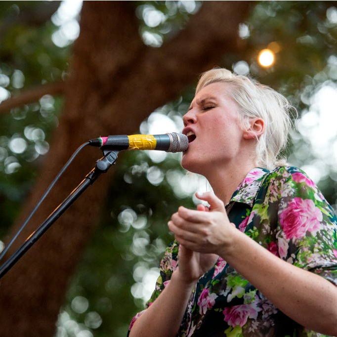 Sarah Jaffe at the Box Garden Grand Opening
